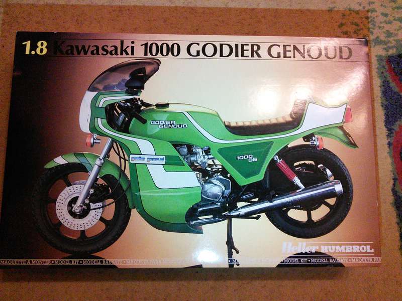 Heller: 1/8 Kawasaki 1000 Godier Genoud - Bausatzvorstellung - Das ...